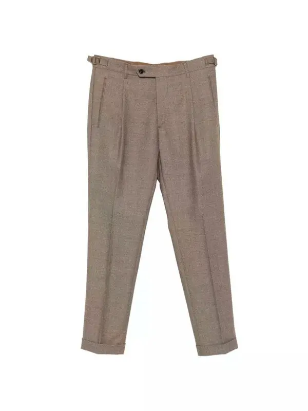 BERWICH Pleated Wool Trousers