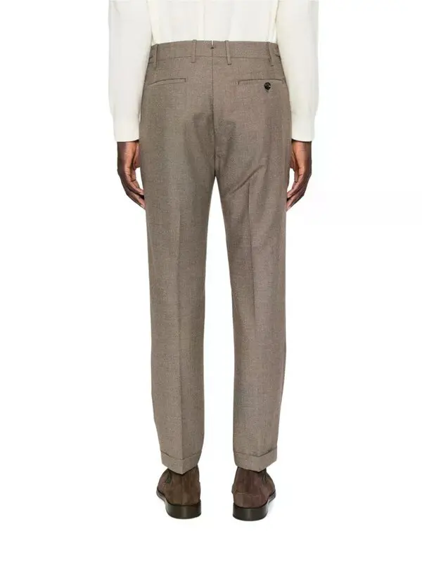 BERWICH Pleated Wool Trousers