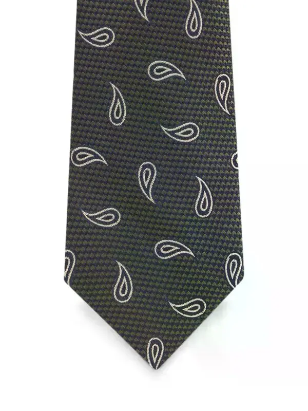 Etro Paisley-jacquard Tie - Blue