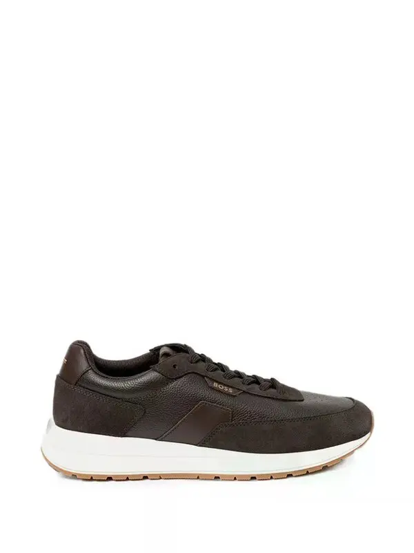 BOSS Logo-plaque Panelled Sneakers