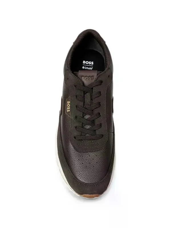 BOSS Logo-plaque Panelled Sneakers