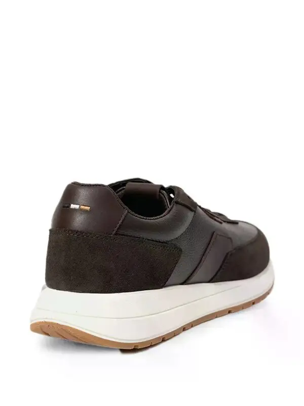 BOSS Logo-plaque Panelled Sneakers