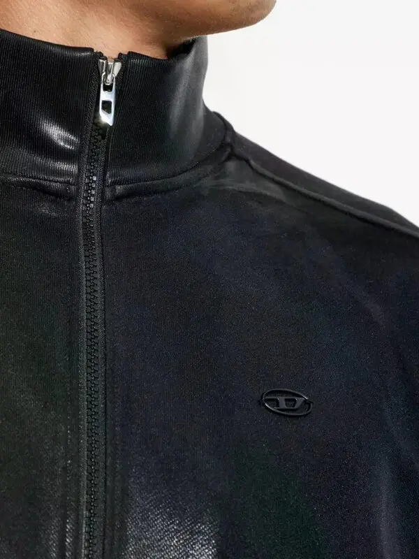 DIESEL® S-glossy Zip-up Sweatshirt