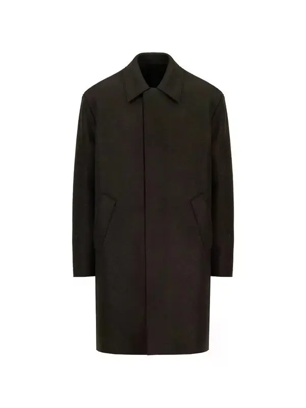 Harris Wharf London Zip-up Coat - Brown