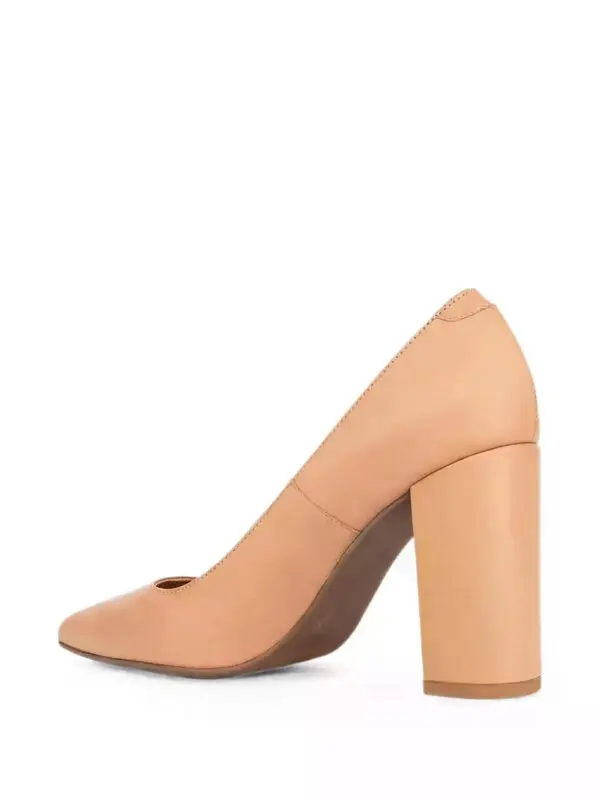 SERGIO MORETTI FIRENZE Block-heel Pointed-toe Pumps