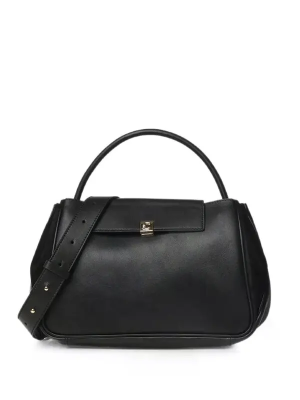 COCCINELLE Leather Panelled Tote Bag - Black