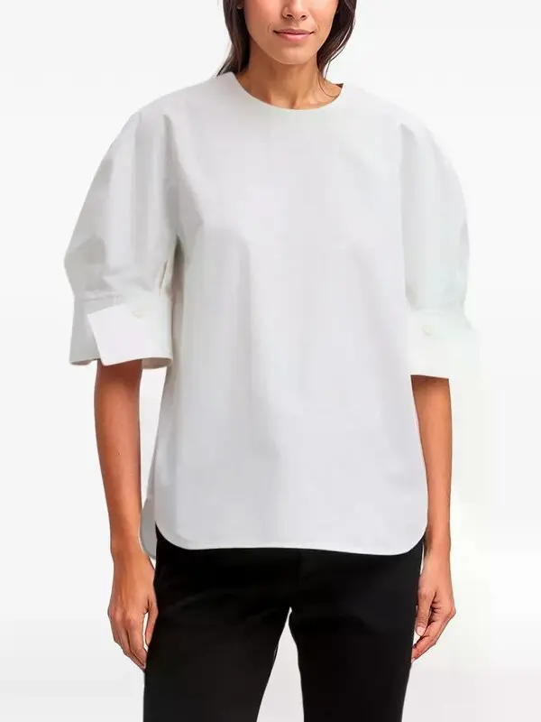 Tibi Puff-sleeve Blouse