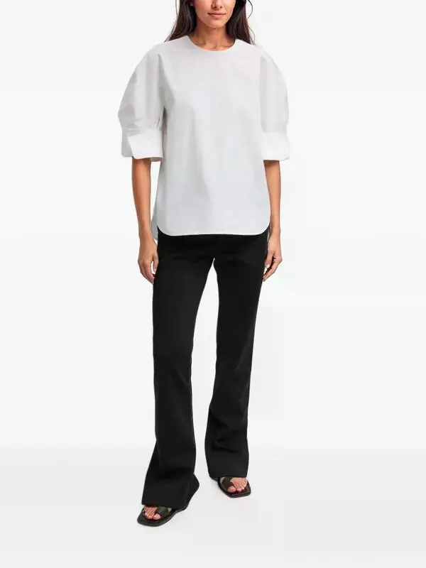 Tibi Puff-sleeve Blouse