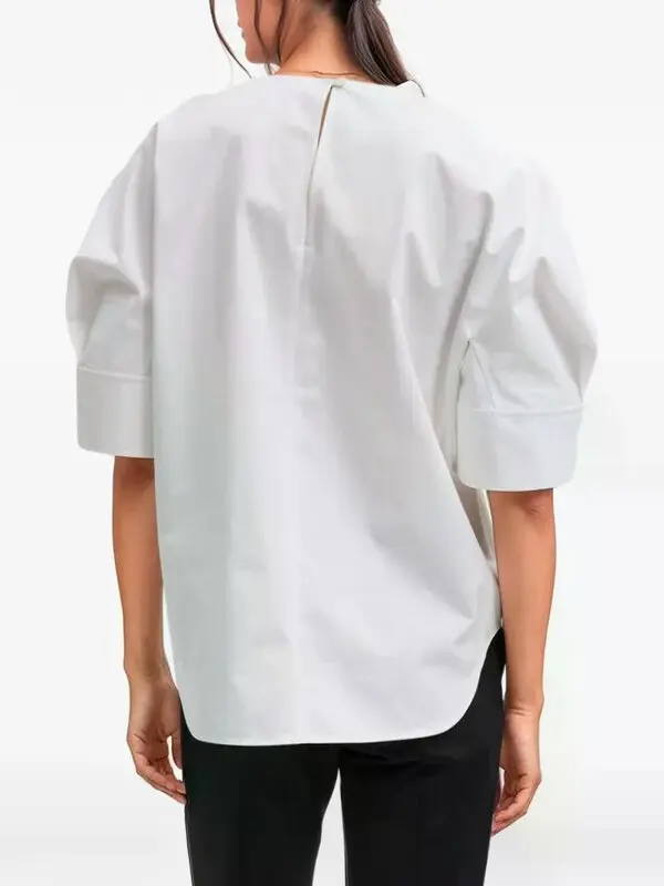 Tibi Puff-sleeve Blouse