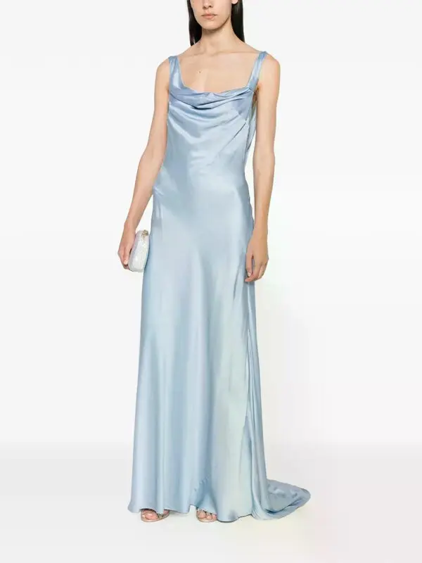 Arcina Ori Darcy Cowl Neck Sleeveless Gown