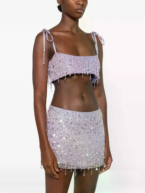 ASTA RESORT Yasmin Hand-beaded Bralette