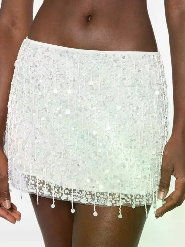 ASTA RESORT Yasmin Embellished Mini Skirt