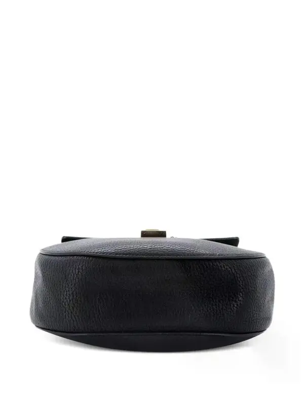 Chloé Drew Leather Small Crossbody Bag - Black