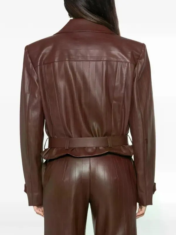 Patrizia Pepe Belted Double-breasted Jacket