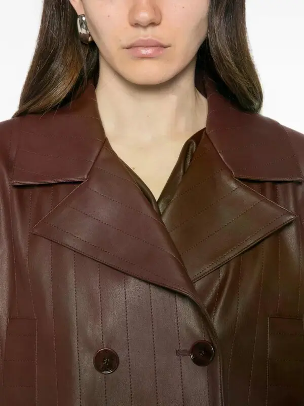 Patrizia Pepe Belted Double-breasted Jacket