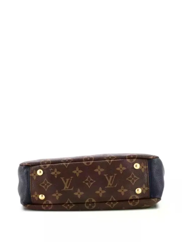 LOUIS VUITTON Pallas Tote Monogram Canvas With Leather Bb Shoulder Bag - Black