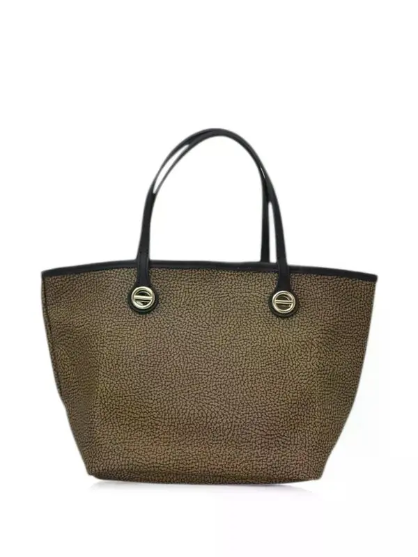 Borbonese Small Flight Tote Bag - Brown