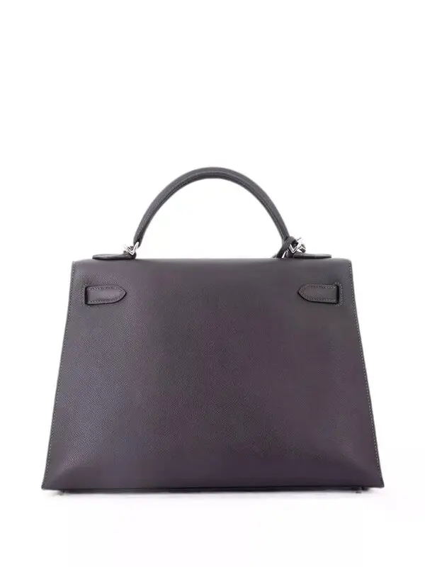 Hermès Kelly Handbag Epsom Palladium Hardware 32 Satchel