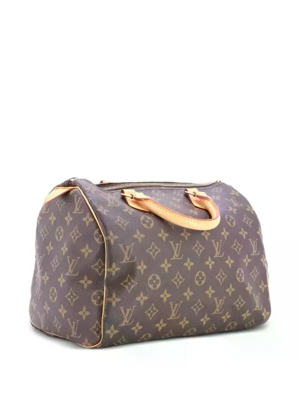 LOUIS VUITTON Speedy Handbag Monogram Canvas 30 Satchel