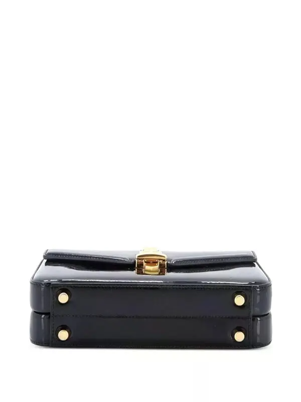 Gucci Sylvie 1969 Patent Mini Satchel Bag