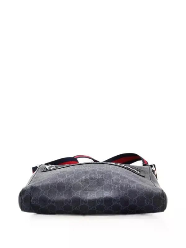 Gucci Gg Coated Canvas Messenger Bag