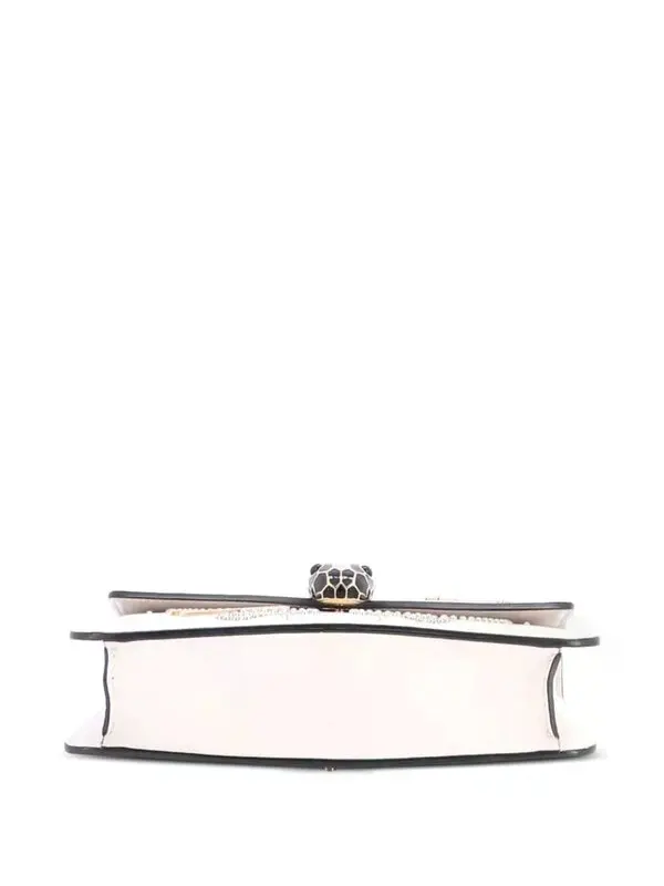 BVLGARI Serpenti Forever Embellished Leather Shoulder Bag