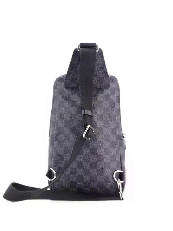 LOUIS VUITTON Avenue Sling Bag Damier Graphite Crossbody Bag - Black