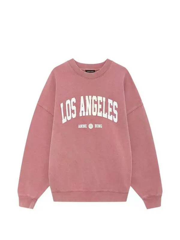 ANINE BING Miles Sweatshirt Los Angeles University - Red