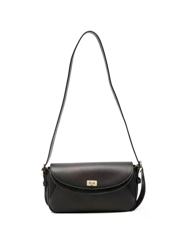 Sandro Medium Le Mambo Leather Shoulder Bag - Brown