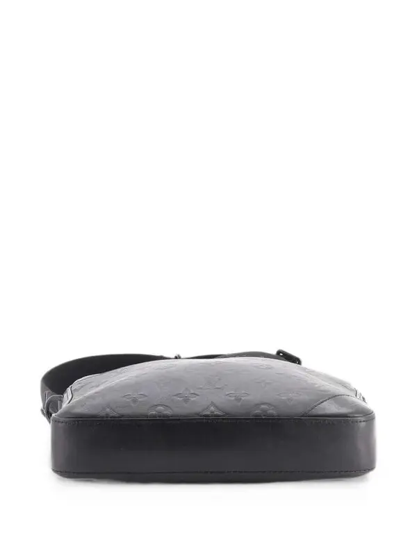LOUIS VUITTON Monogram Shadow Leather Duo Messenger Bag - Black