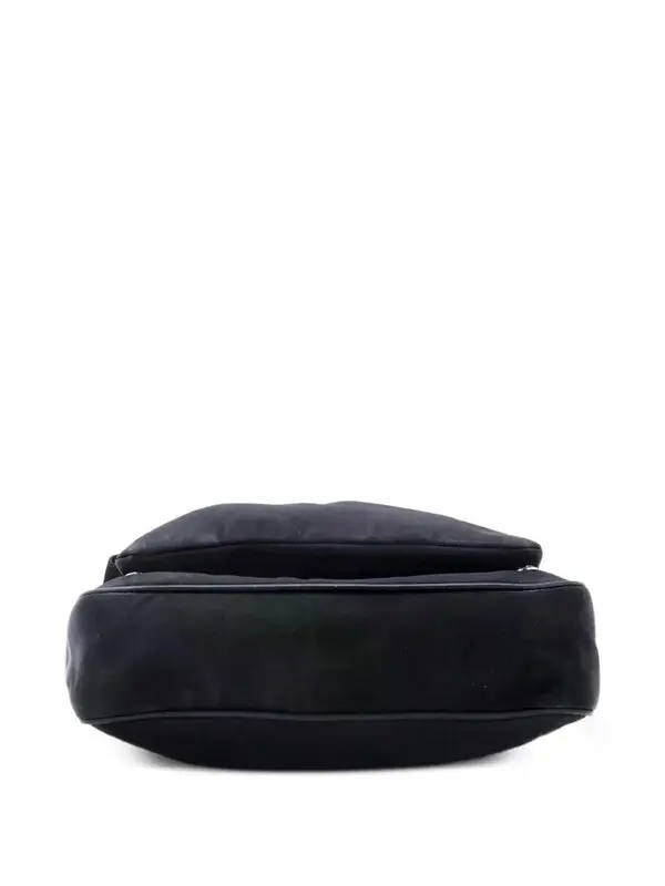 Prada Double Pouch Convertible T Tecido Small Crossbody Bag