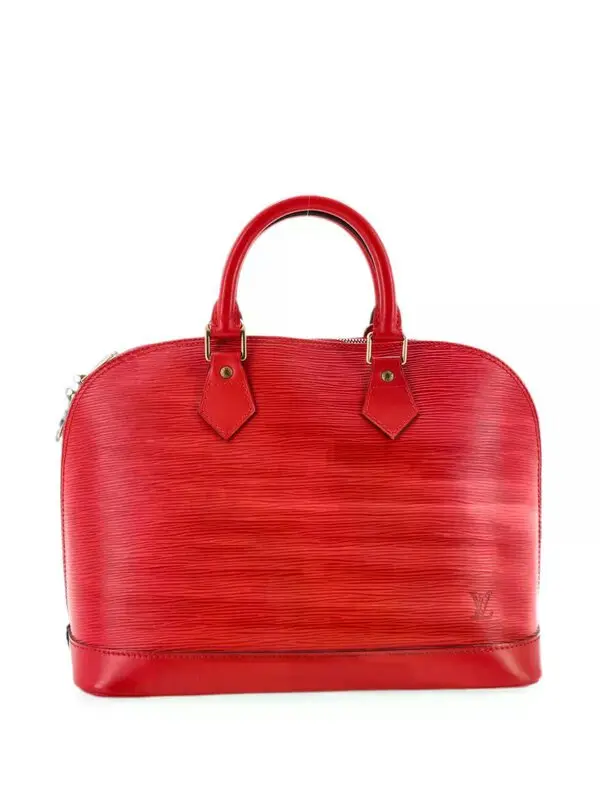LOUIS VUITTON Epi Leather Alma Pm Satchel - Red
