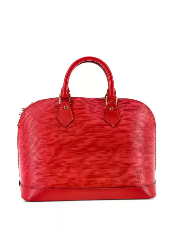 LOUIS VUITTON Epi Leather Alma Pm Satchel - Red
