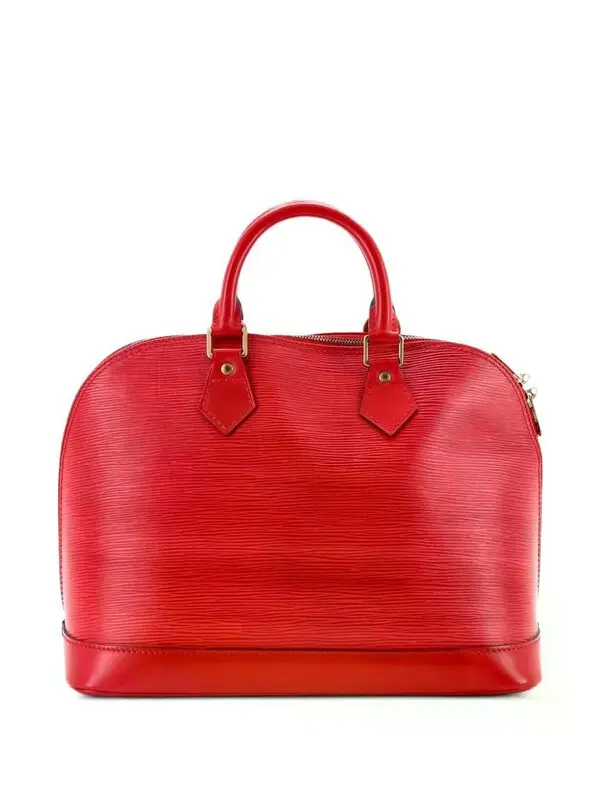 LOUIS VUITTON Epi Leather Alma Pm Satchel - Red