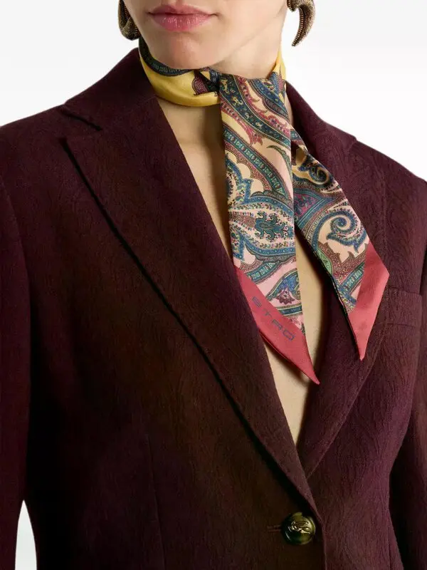 Etro Paisley-print Silk Scarf
