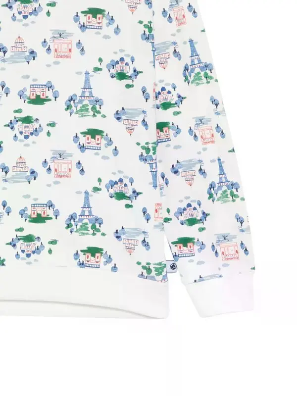 Petit Bateau Graphic-print Cotton Pajamas