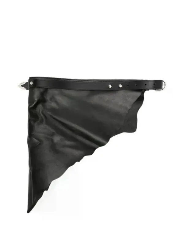 ANN DEMEULEMEESTER Asymmetric Leather Belt