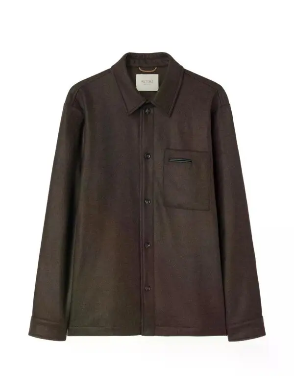 RETORI Light Paded Flannel Coat - Brown