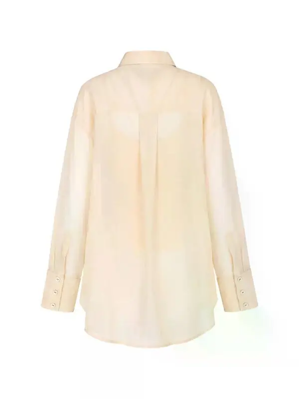 Biyan Embroidered Shirt - Neutrals