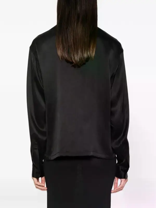 TOM FORD Silk-satin Polo Shirt