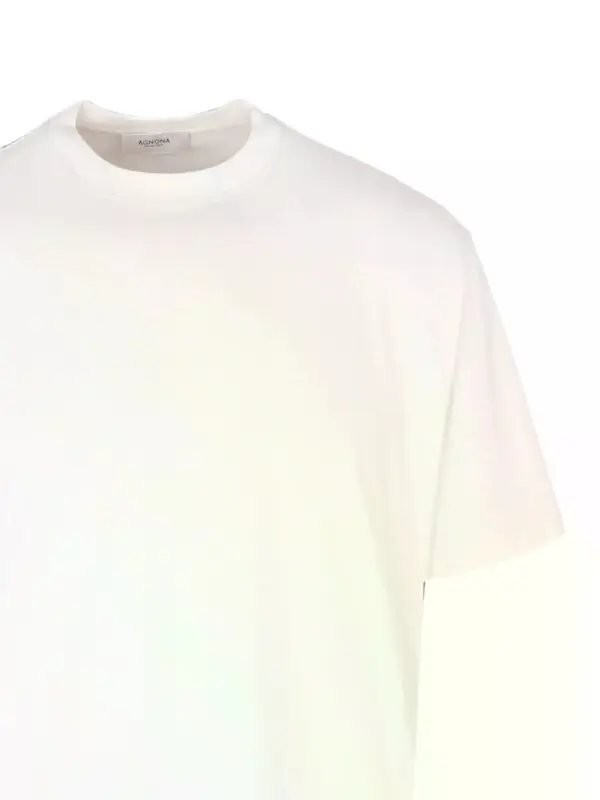 Agnona Interlock-knit T-shirt - White