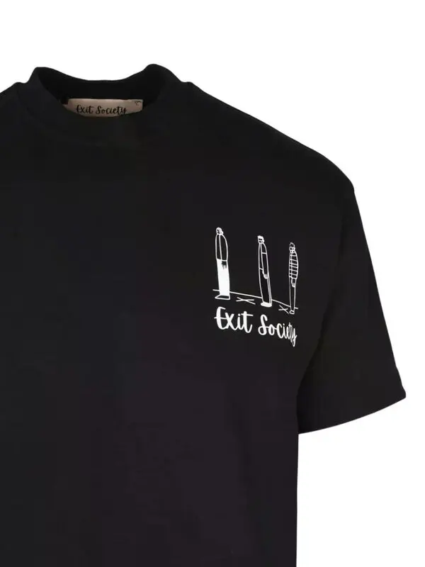 EXIT SOCIETY Graphic-print T-shirt