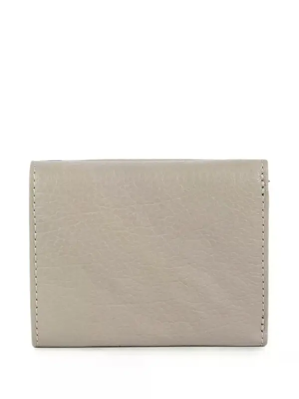 LANCASTER Mini Tri-fold Grained-leather Wallet
