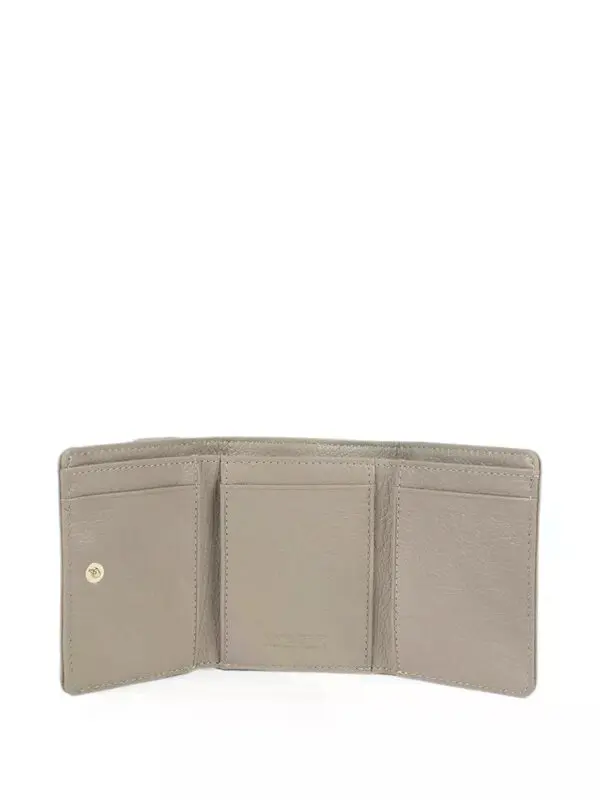 LANCASTER Mini Tri-fold Grained-leather Wallet