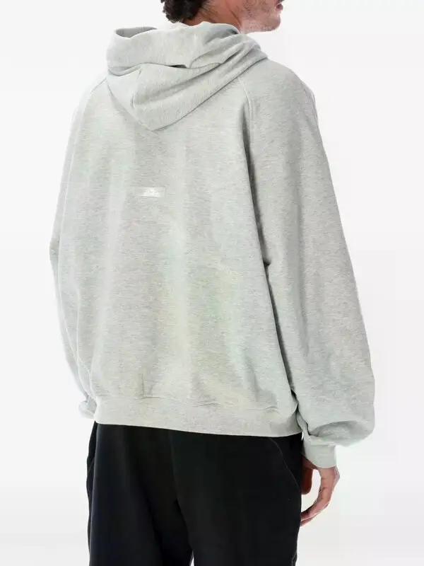 JORDAN Flight Fleece Oversized Pullover Hoodie - Grey