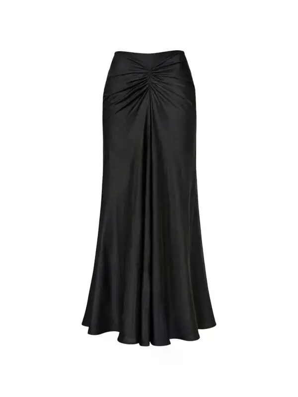NAFSIKA SKOURTI Selma Gathered Skirt - Black
