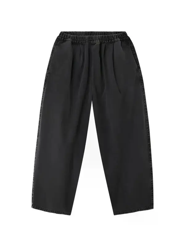 American Vintage Jazy Pleated Elasticated-waist Trousers - Black
