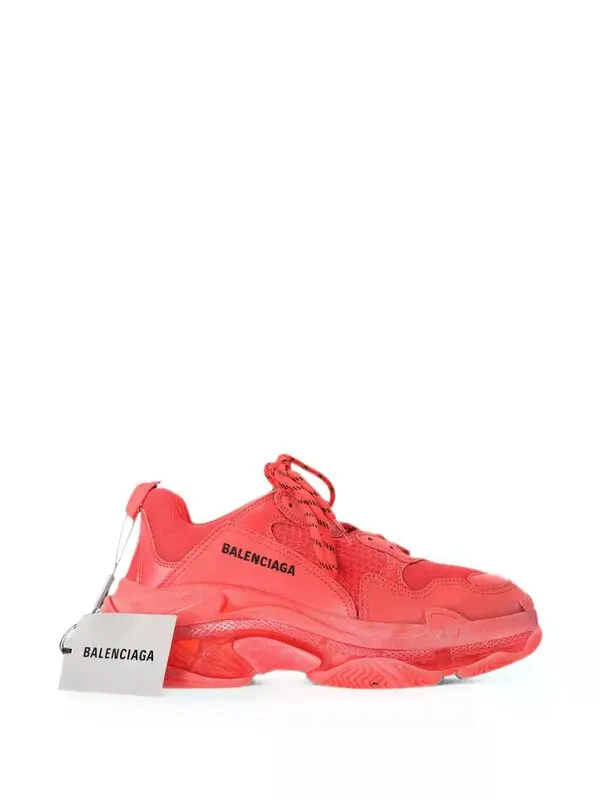 Balenciaga Triple S Low-top Sneakers - Red