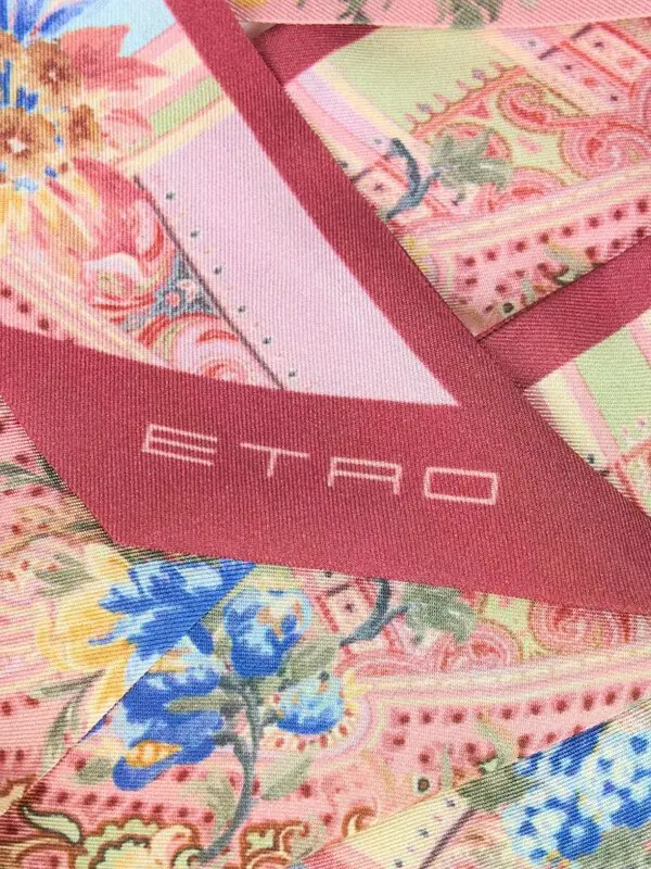 Etro Paisley-print Silk Scarf