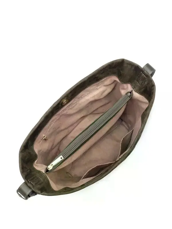 LANCASTER Zip-pocket Shoulder Bag - Green